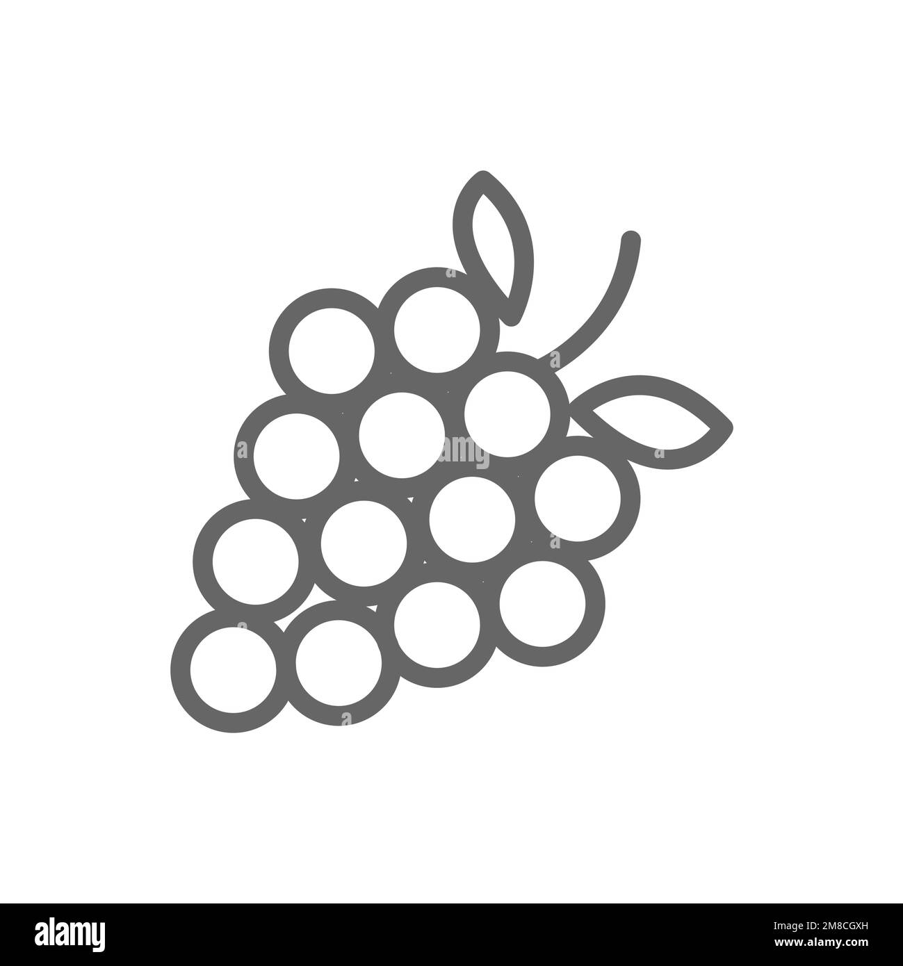 Grape icons, common graphic resources, vector illustrations Stock ...