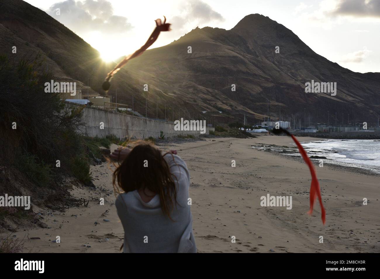 Person with poi hi-res stock photography and images - Alamy