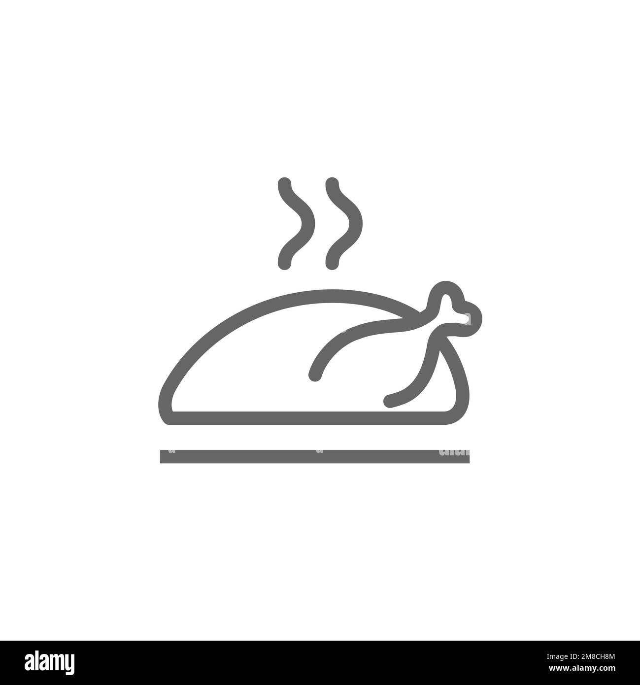 Roast chicken icon, common graphic resources, vector illustration Stock ...