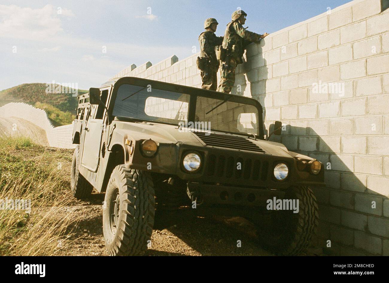 PFC James Holyfield and SSG Sam Zachardia of the 25th Infantry Division ...
