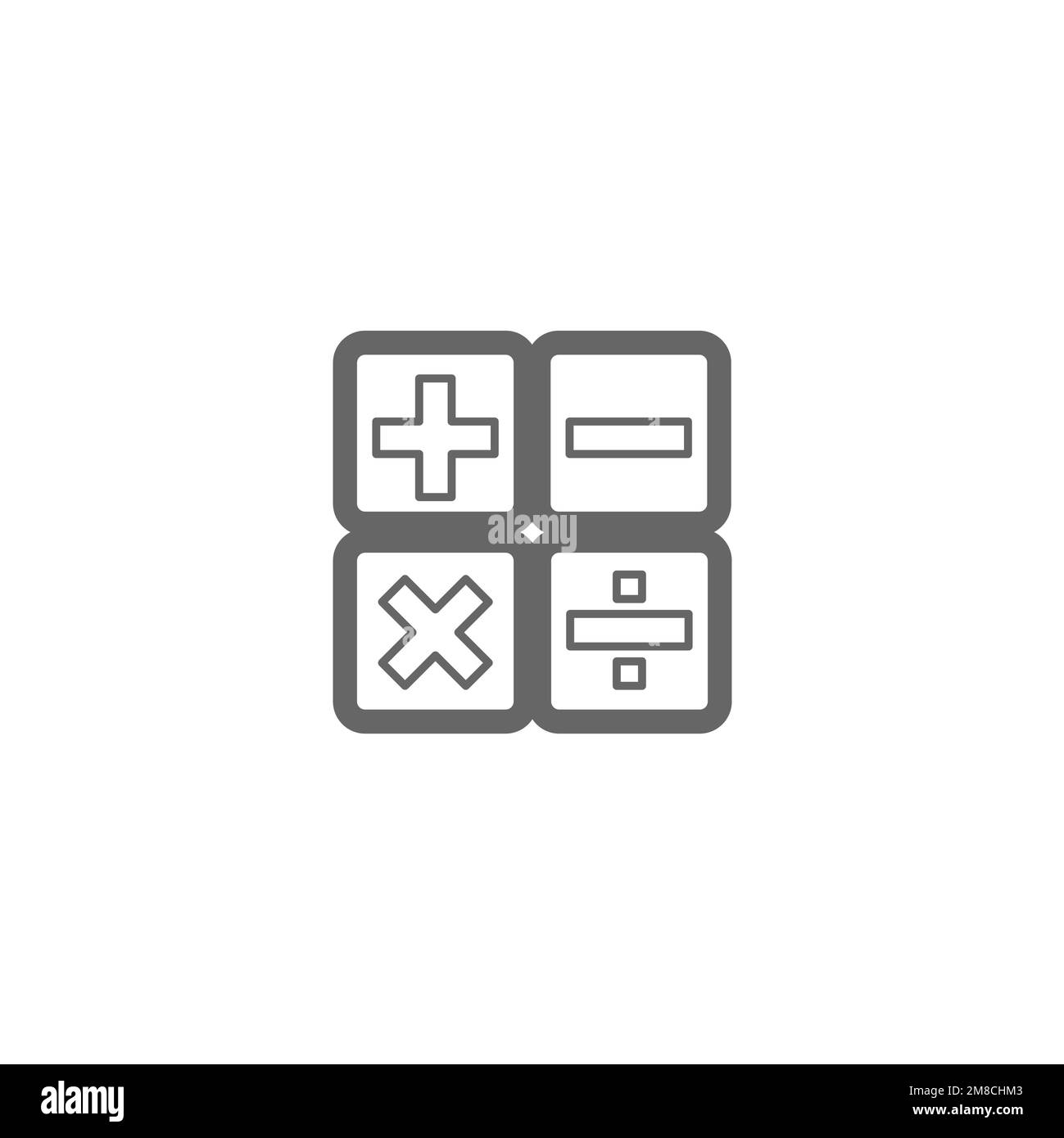 Calculator icons, common graphic resources, vector illustrations Stock ...