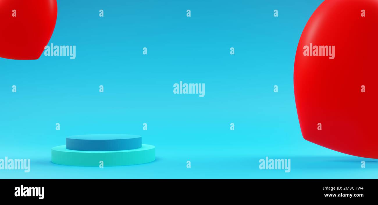 Valentine's Day background. Studio Scene For Product Valentine Display ...