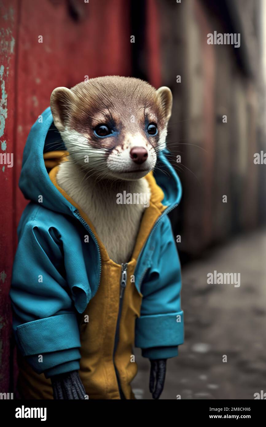 Funny marten hi-res stock photography and images - Alamy
