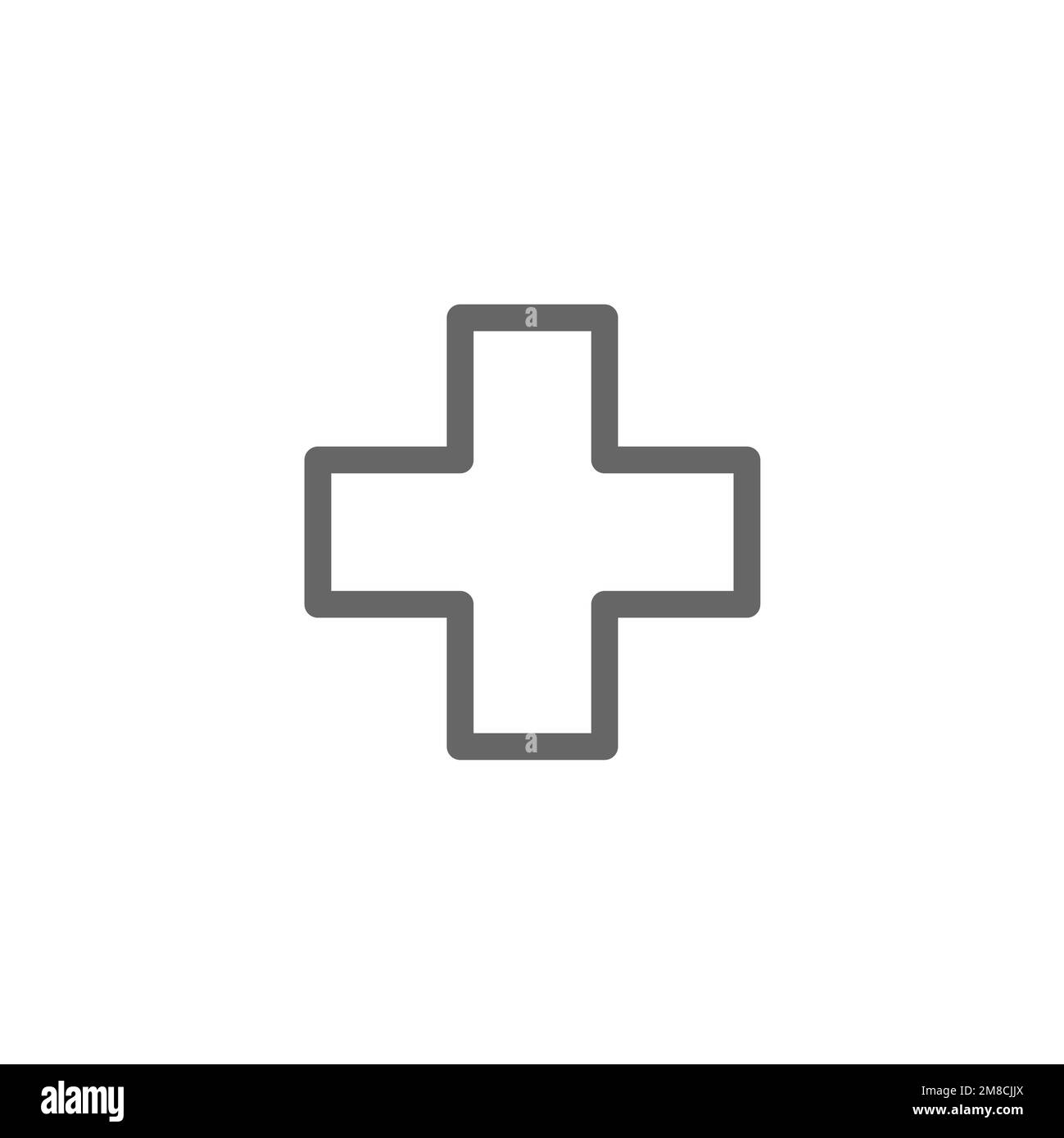 Hospital logo icons, common graphic resources, vector illustrations ...