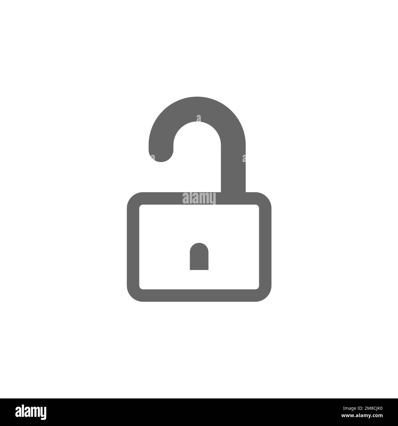 Unlock icons, common graphic resources, vector illustrations Stock ...