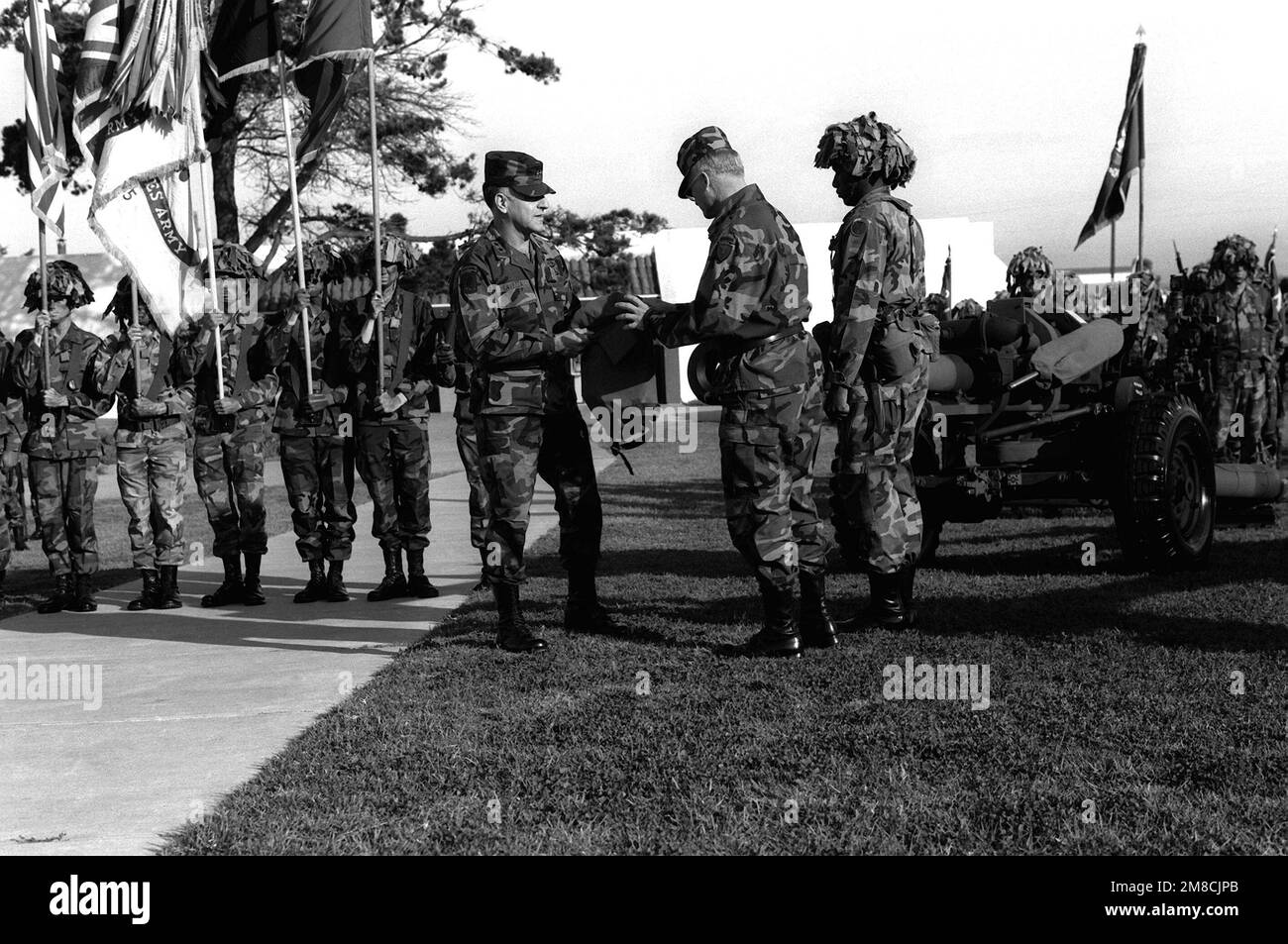 GEN William G.T. Tuttle, commander, Army Material Command, right, and ...