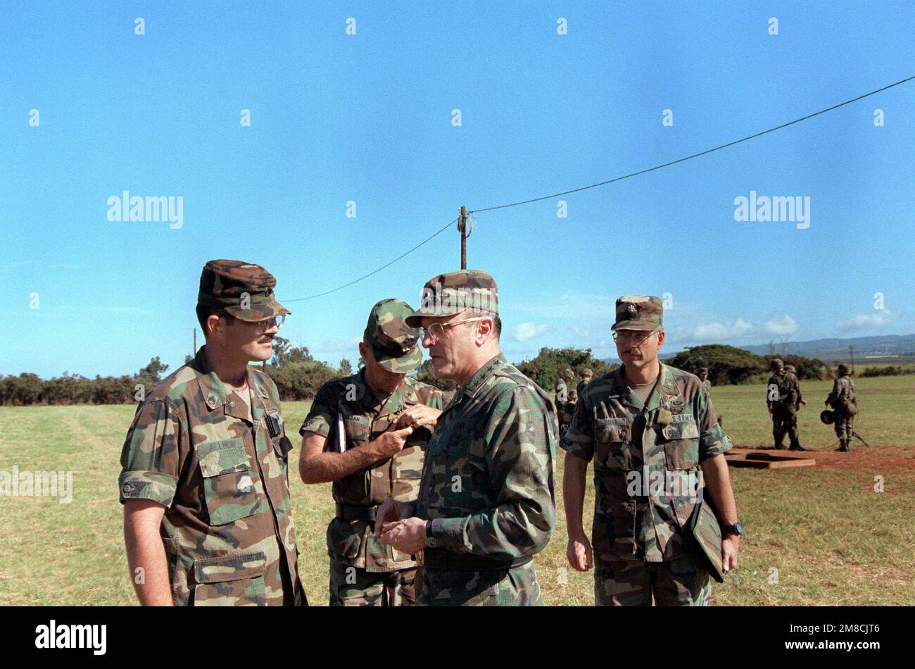 GEN Robert W. Riscassi, second from right, Vice CHIEF of STAFF, U.S ...