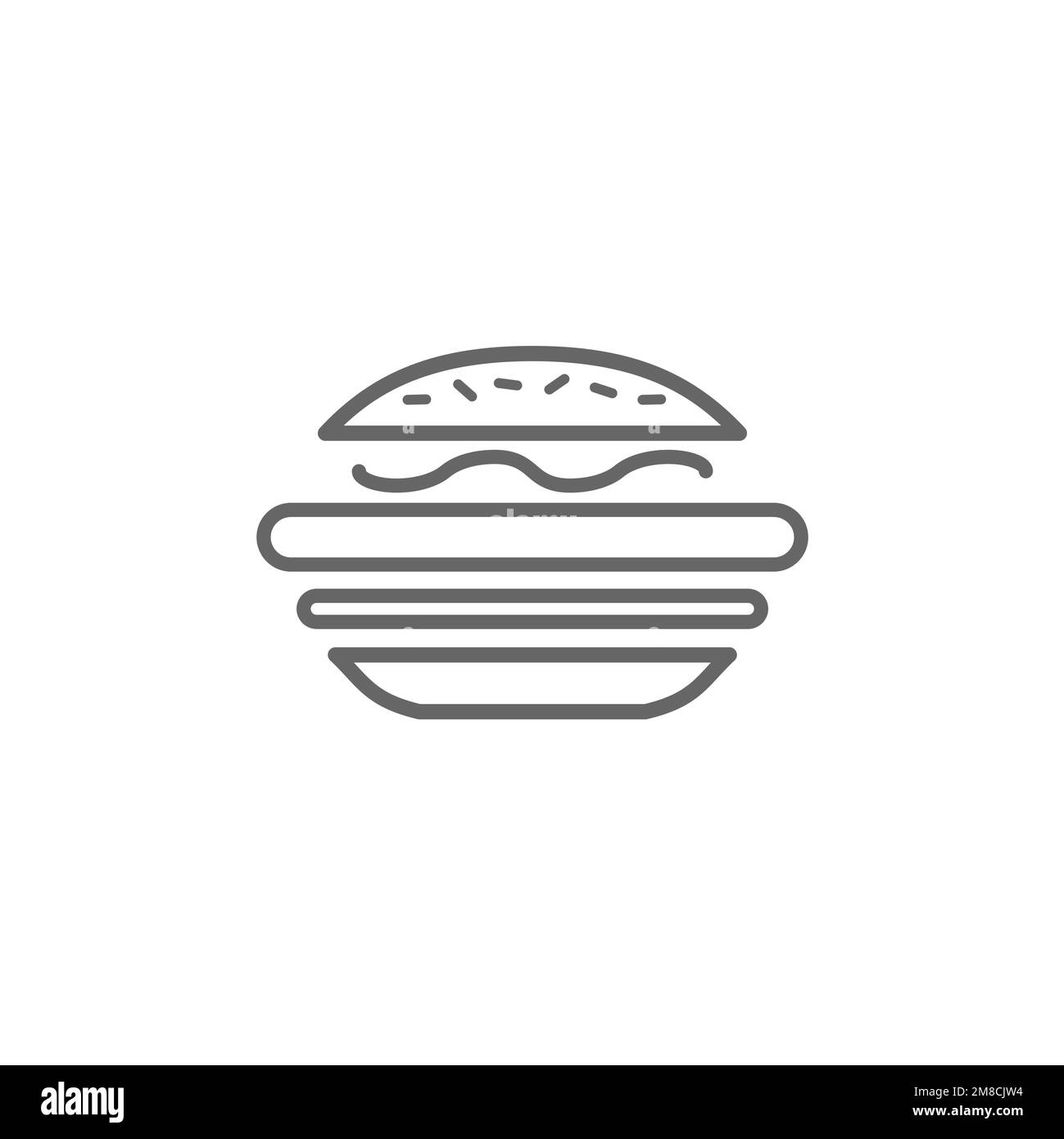 Hamburger icon, common graphic resources, vector illustrations Stock ...