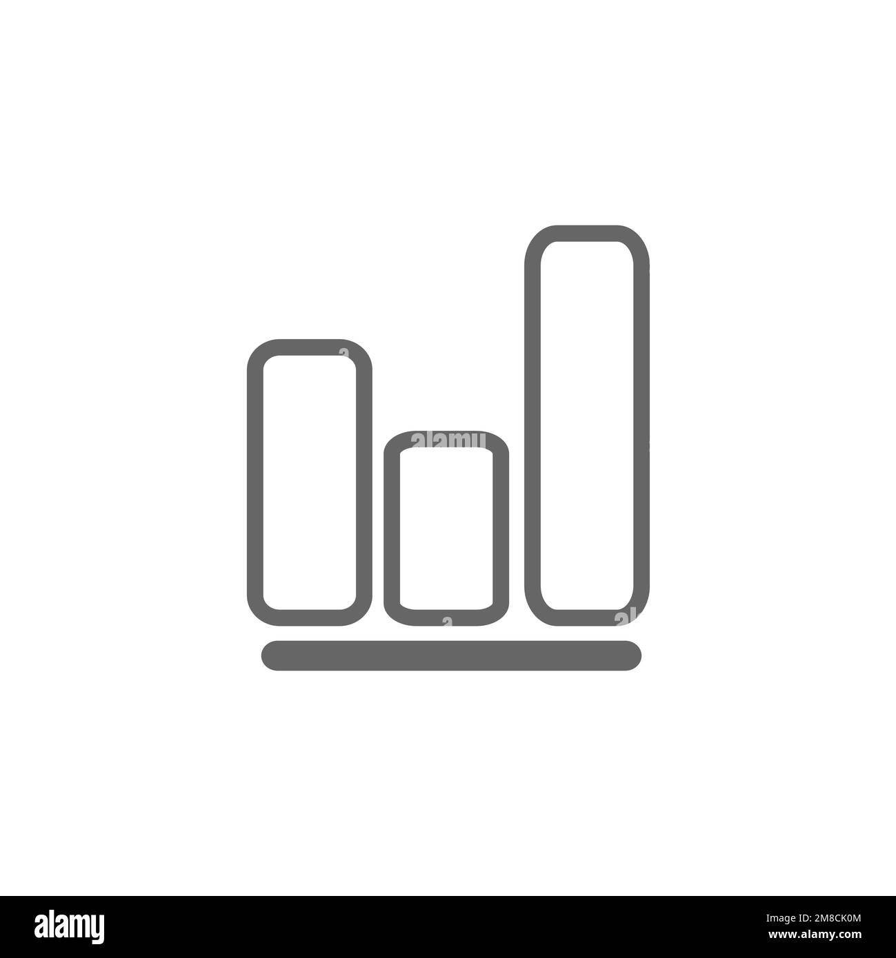 Bar chart icons, common graphic resources, vector illustrations Stock ...