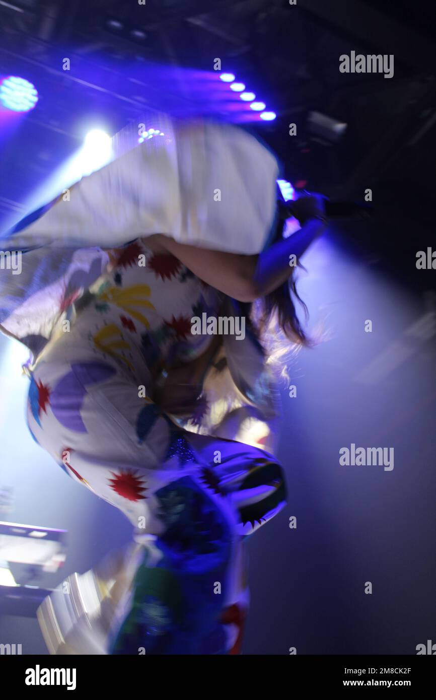 Maggie Rogers live on Stage Stock Photo - Alamy