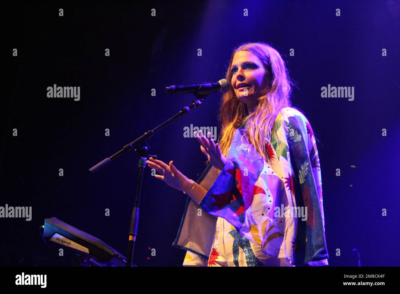 Maggie Rogers live on Stage Stock Photo - Alamy