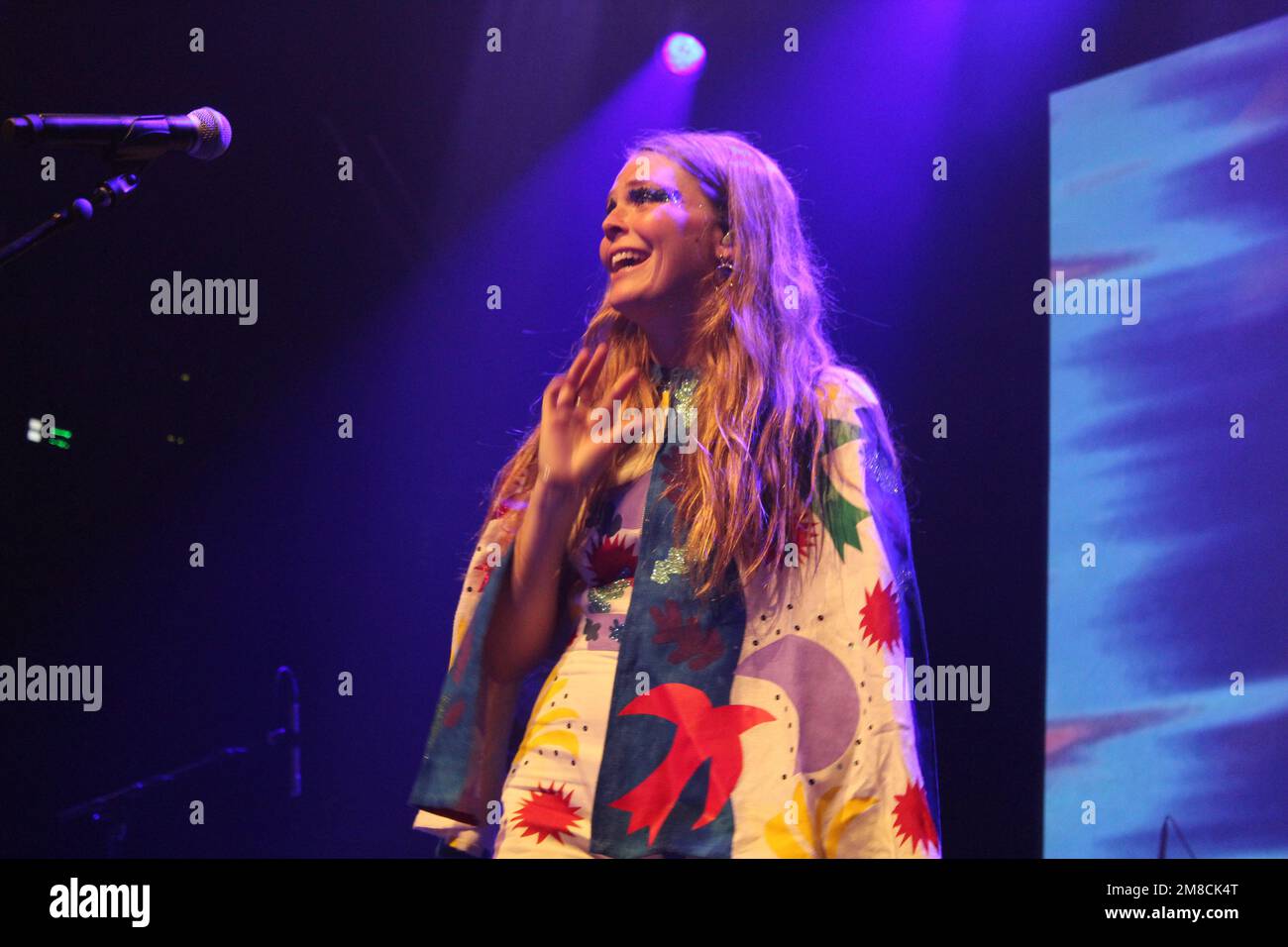Maggie Rogers live on Stage Stock Photo - Alamy