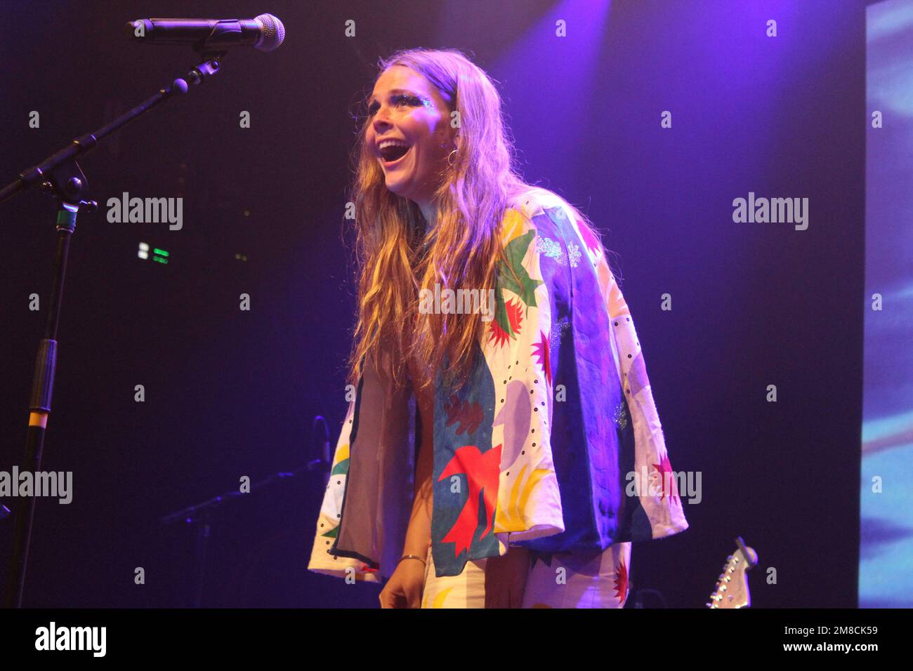 Maggie Rogers live on Stage Stock Photo - Alamy