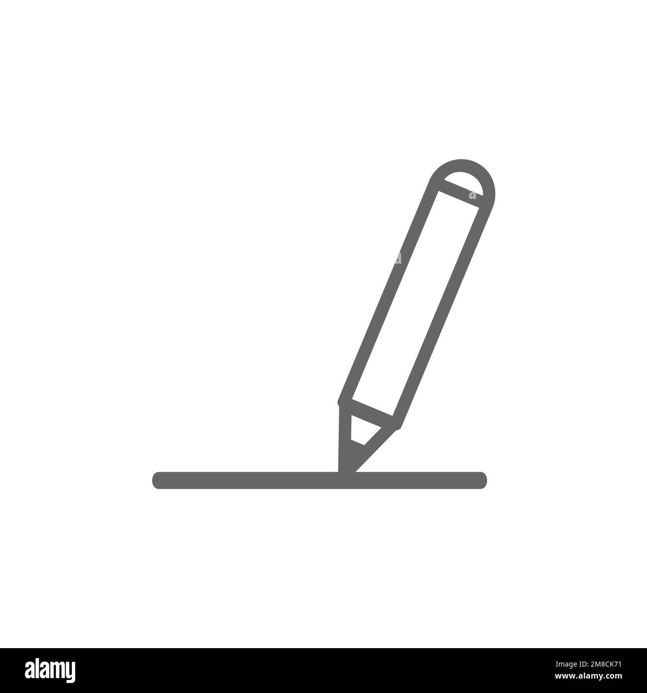 Writing icons, common graphic resources, vector illustrations Stock ...