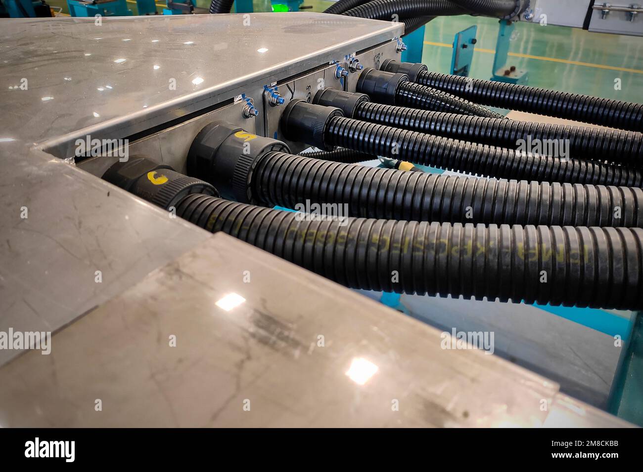 Electrical equipments components with cables valves energy power to ...