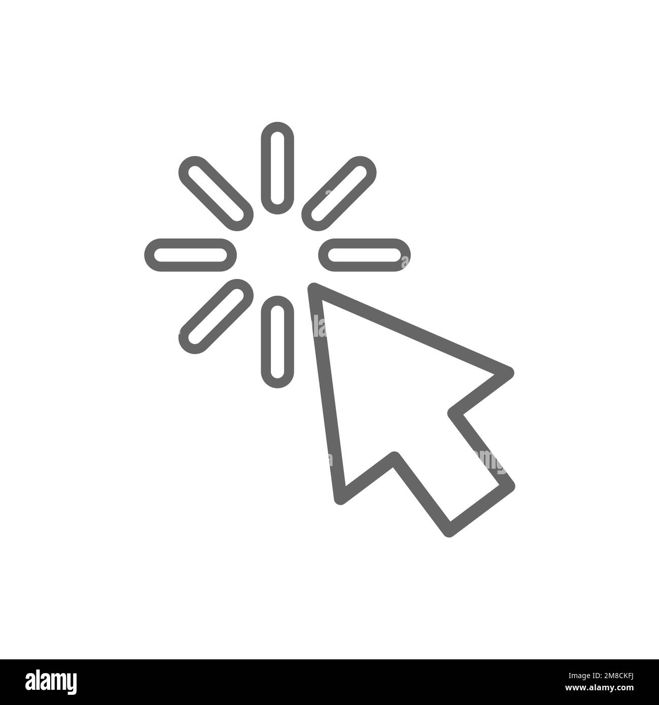 Mouse cursor icon, common graphic resources, vector illustration Stock ...
