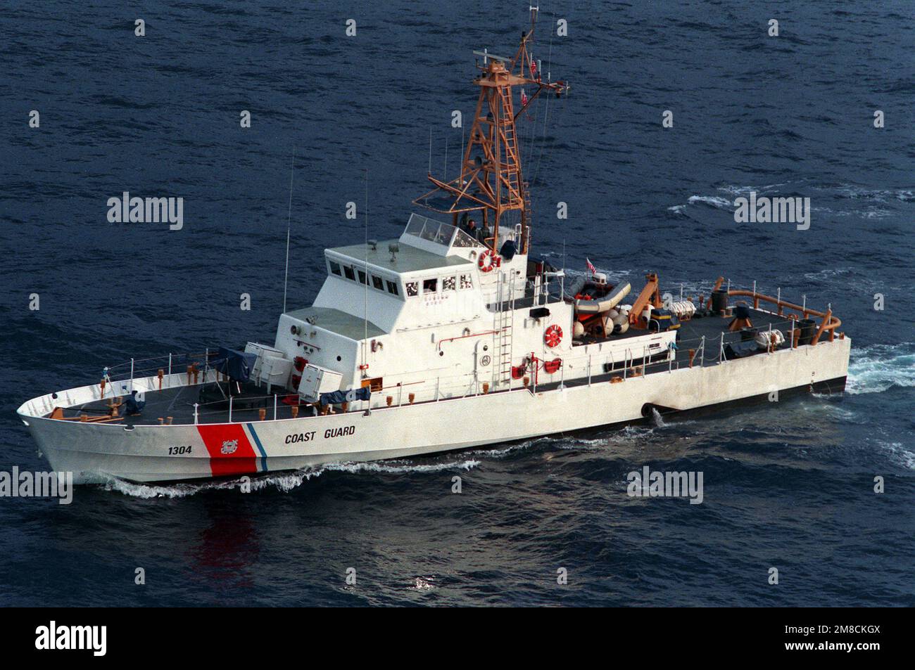 A port bow view of the Coast Guard patrol boat USCGC MAUI (WPB-1304 ...