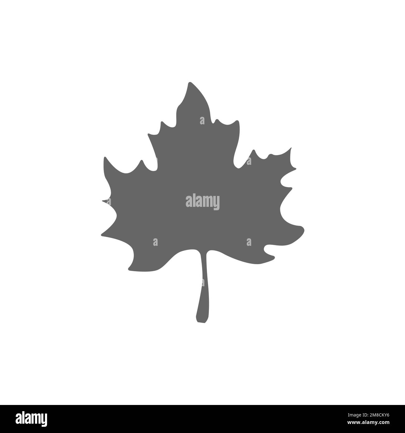 Maple leaf icons, common graphic resources, vector illustrations Stock ...