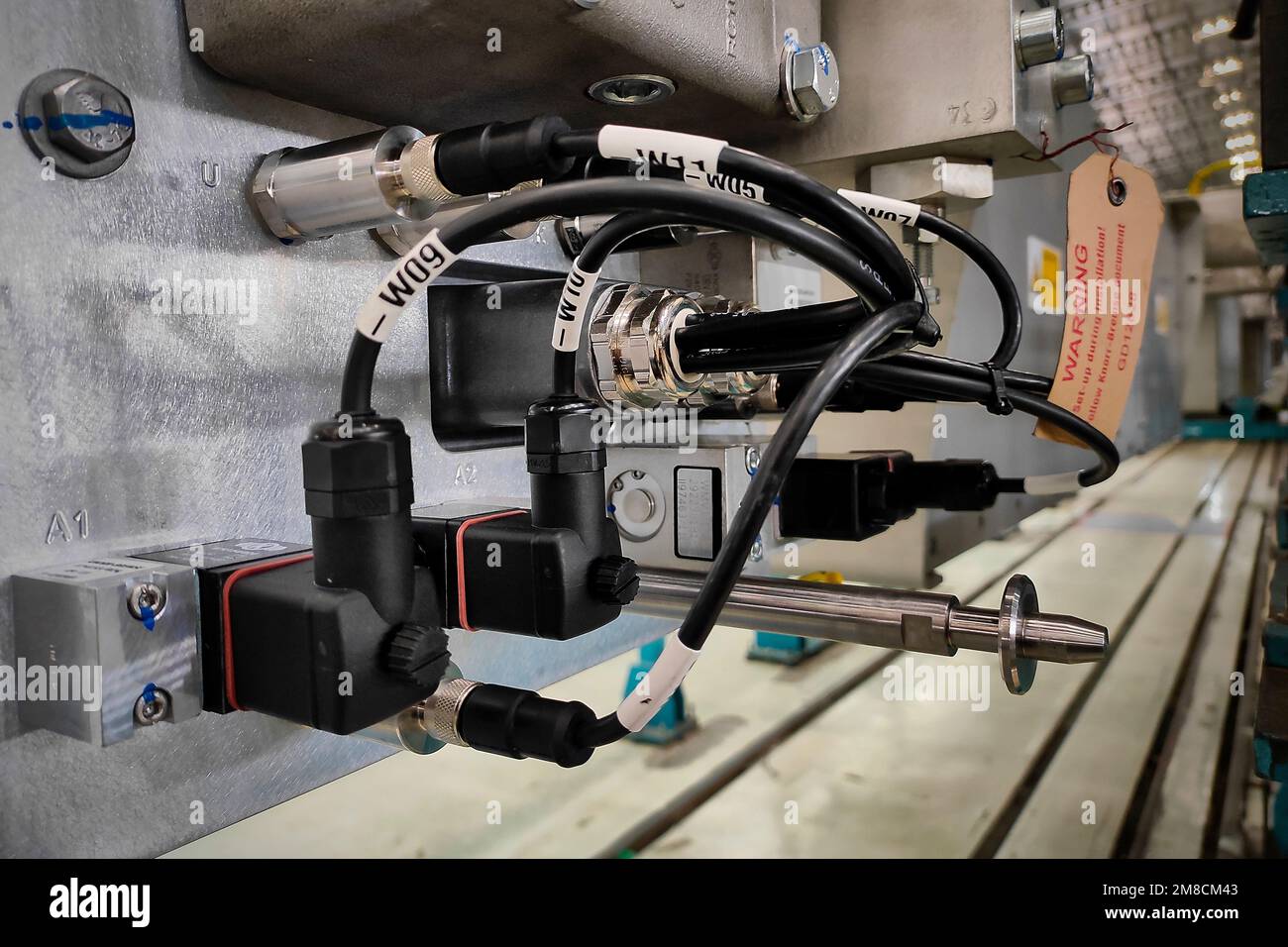 Electrical equipments components with cables valves energy power to ...