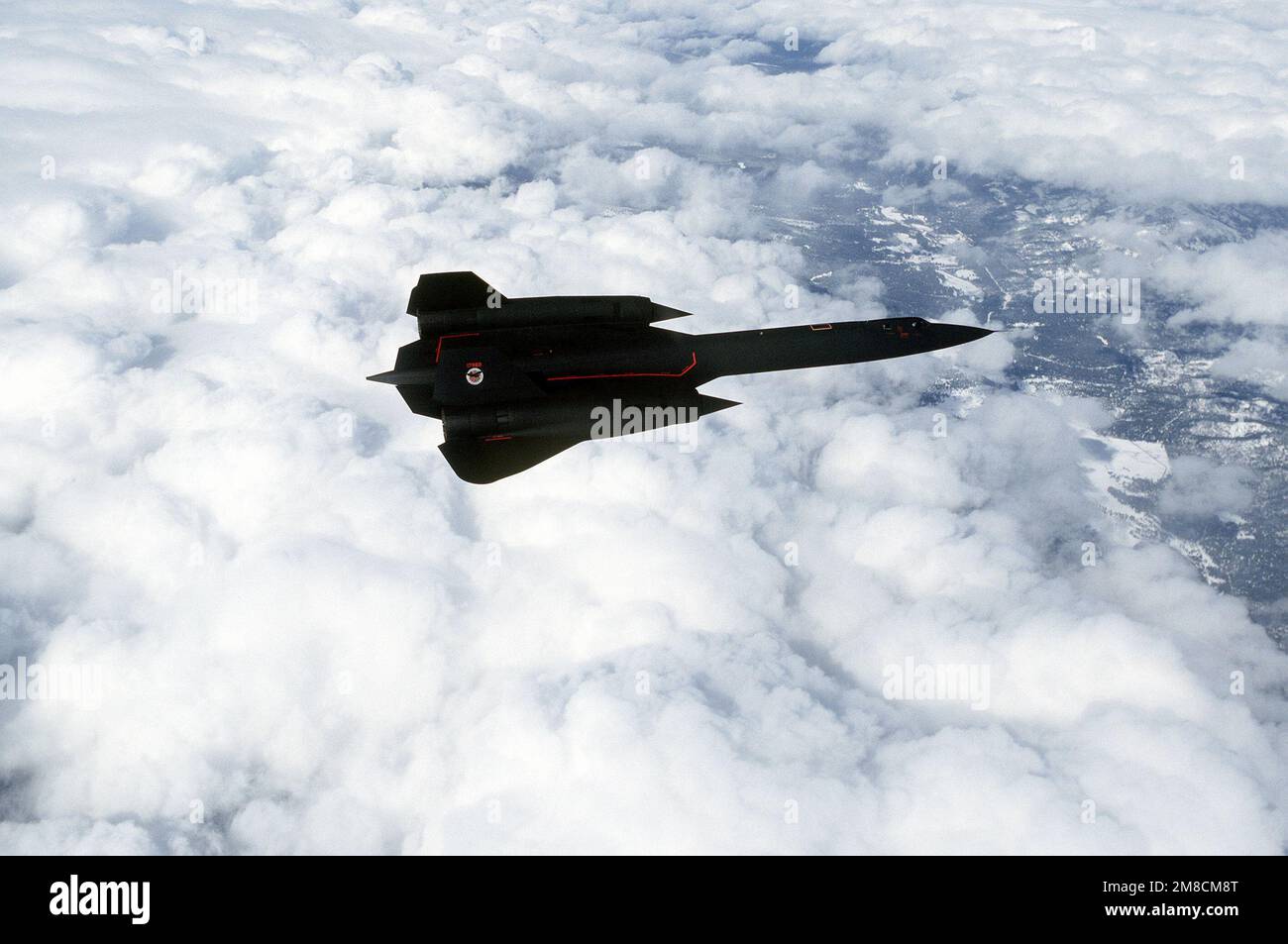 Air to air view right side, high, view of a 9th Strategic ...