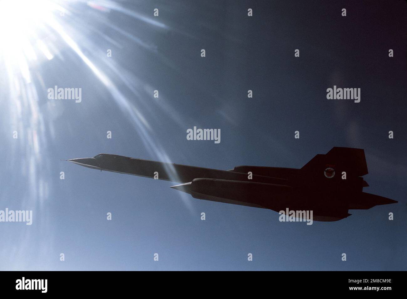 Air to air view left side view of a 9th Strategic Reconnaissance Wing's ...