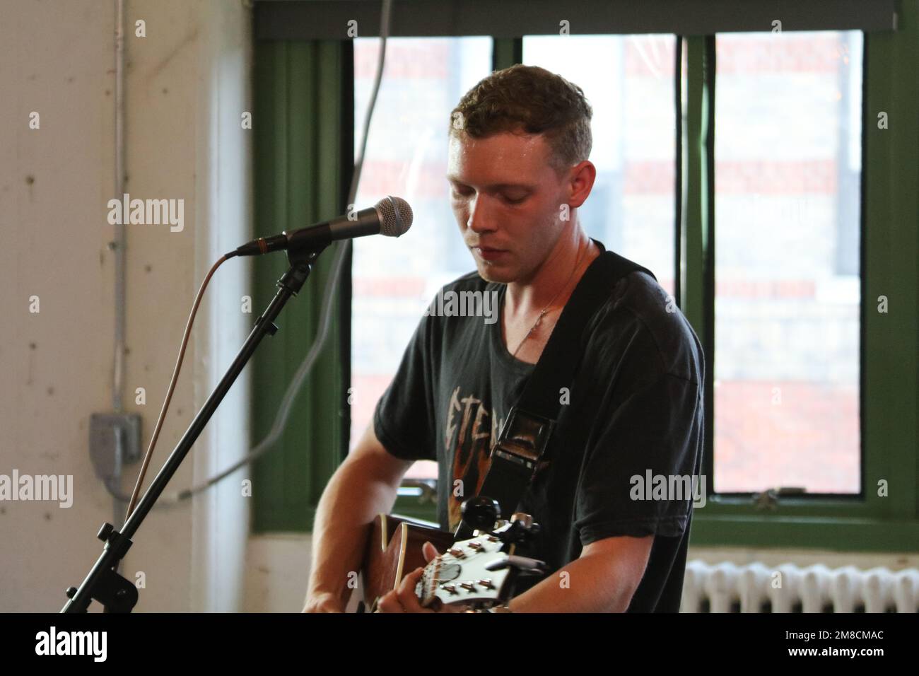 Matt Maeson films a session in Brooklyn Stock Photo - Alamy