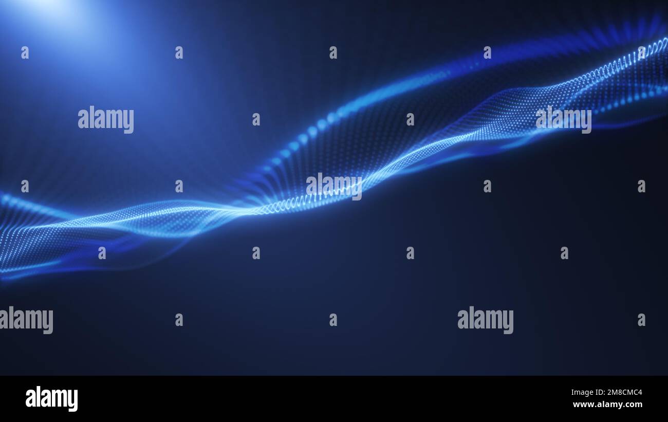 Blue futuristic neon background. Creative abstract background, an ...