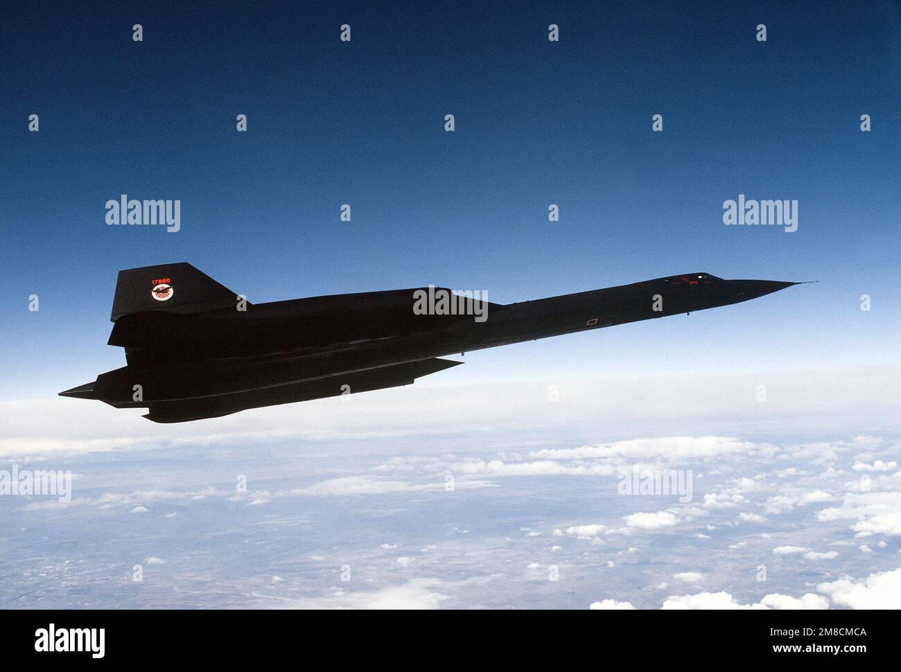 Air to air view right side view of a 9th Strategic Reconnaissance Wing ...