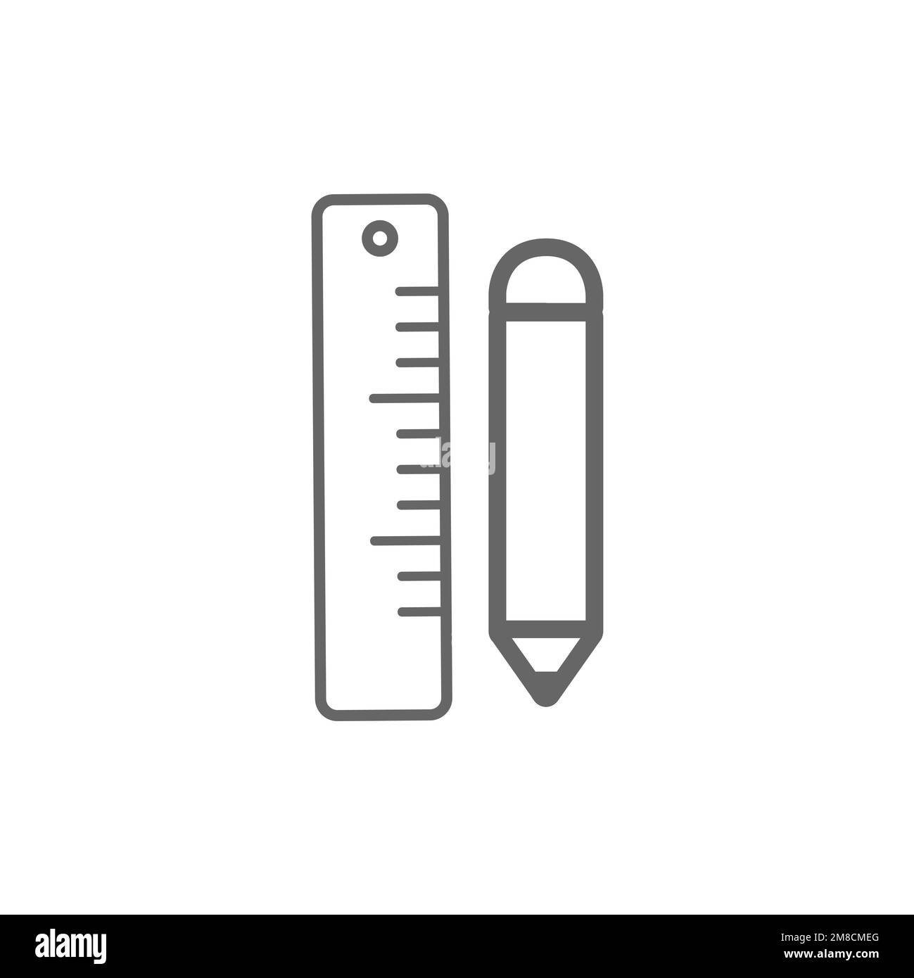 Stationery icons, common graphic resources, vector illustrations Stock ...
