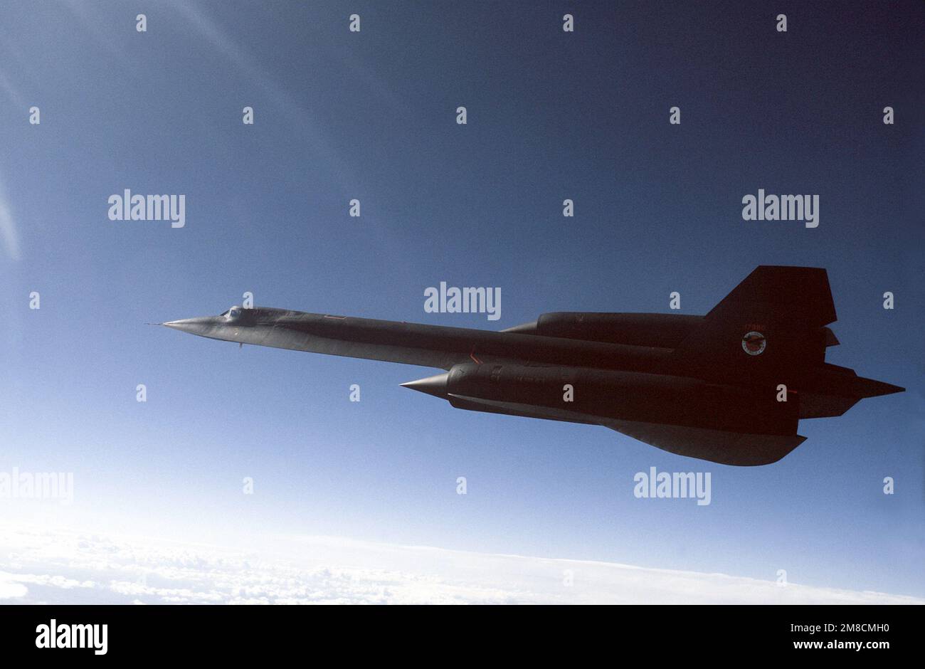 Air to air view left side view of a 9th Strategic Reconnaissance Wing's ...