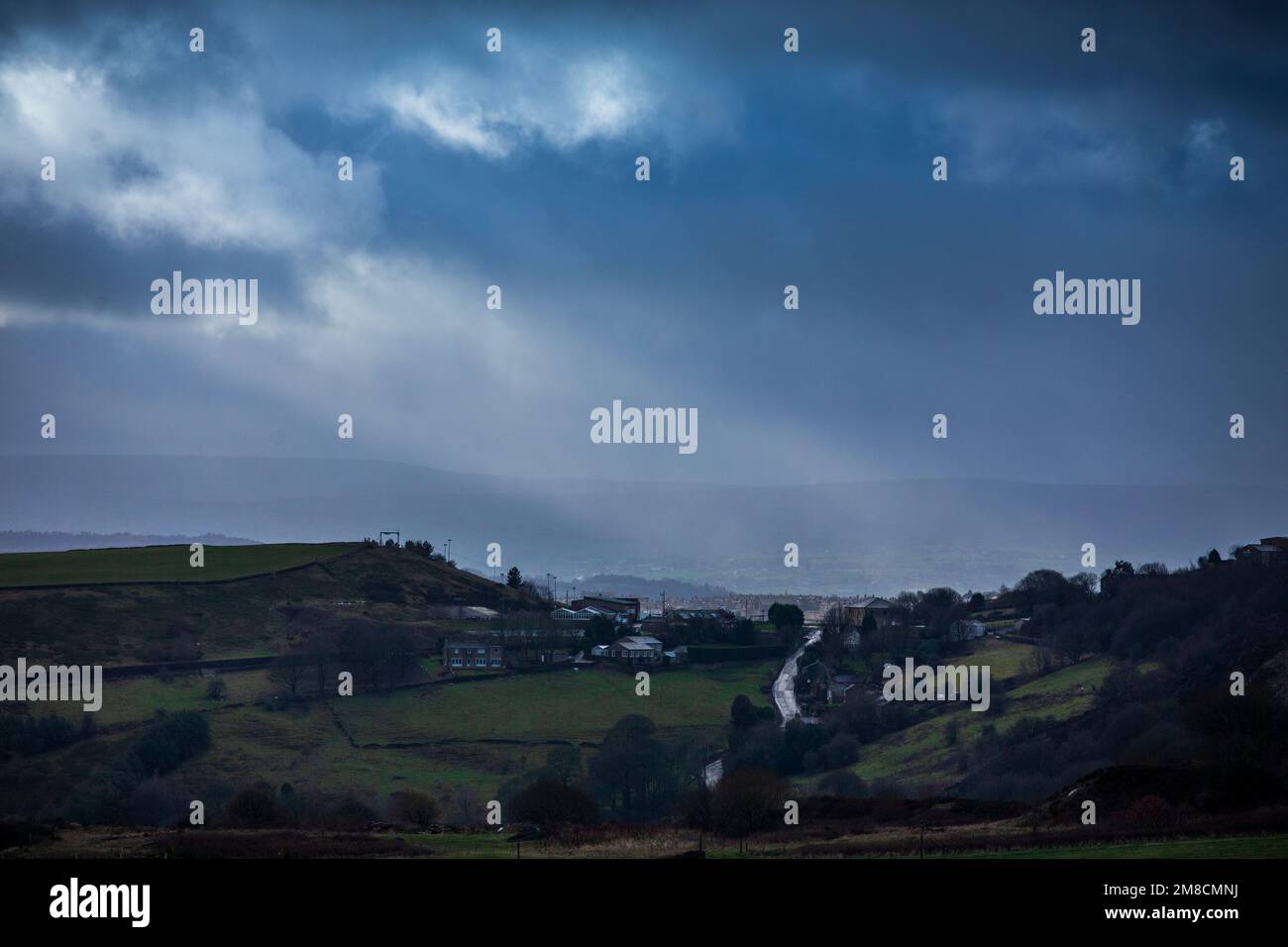 Halifax West Yorkshire Uk 13th Jan 2023 Uk Weather Crepuscular