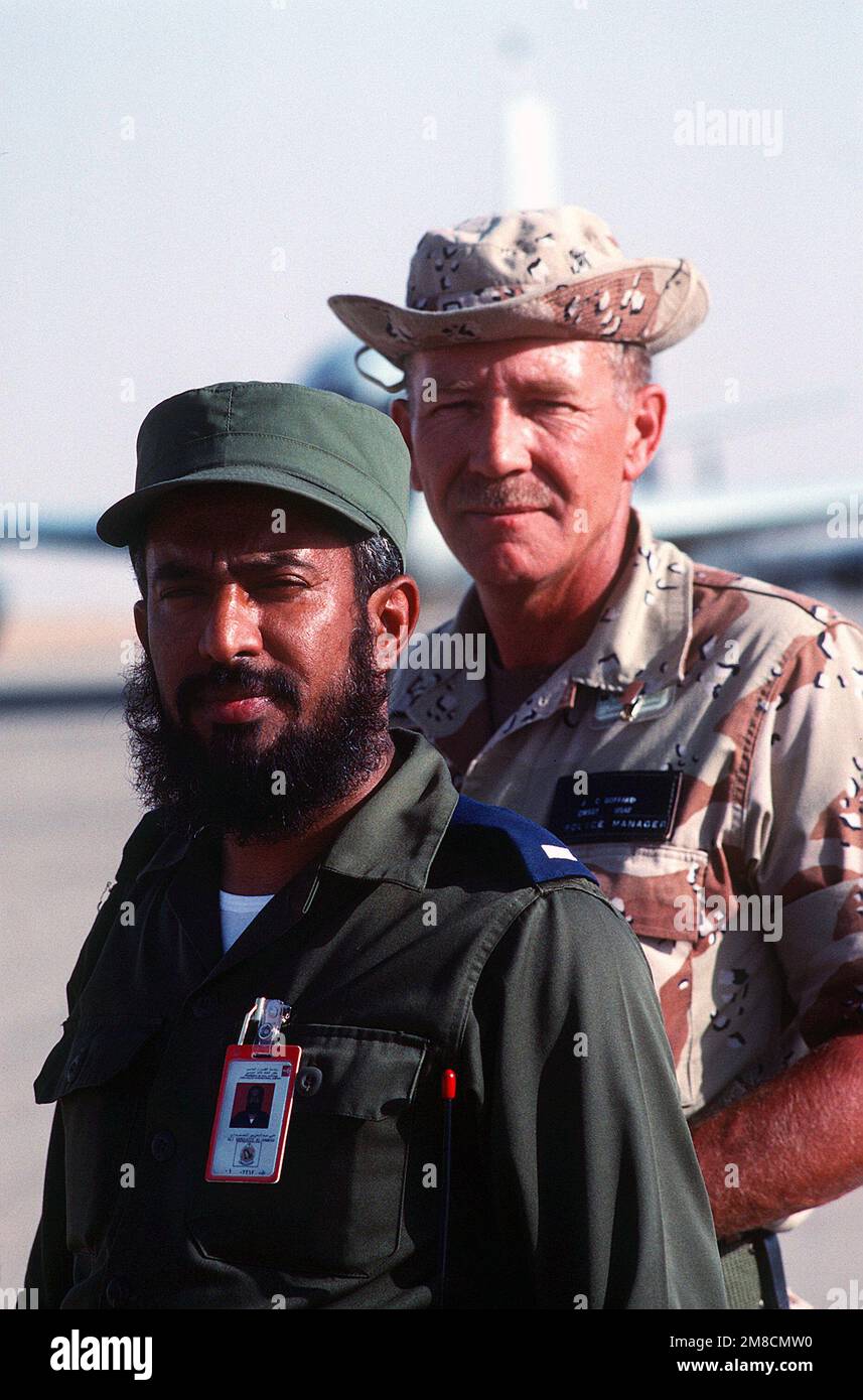 CHIEF Warrant Officer Ali Abdulaziz Al-Hamdan and CHIEF MASTER SGT ...