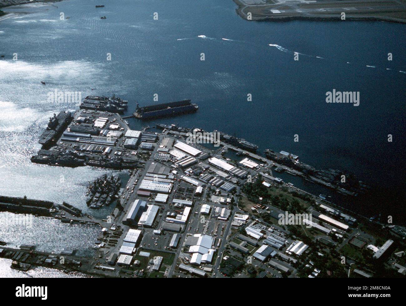 An aerial view of the station. Base: Naval Station, Subic Bay State ...
