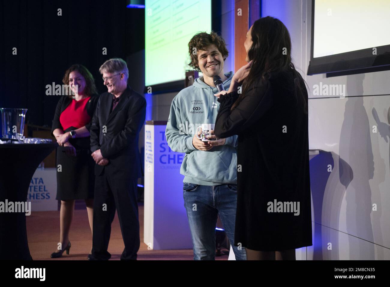 WIJK AAN ZEE - Chess player Magnus Carlsen from Norway during the ...