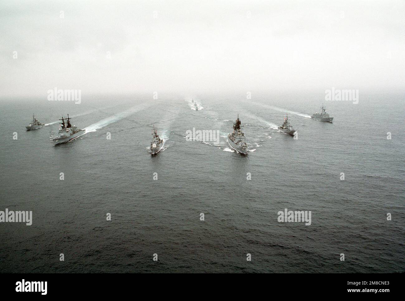 A combined U.S./Peruvian task force travels in formation while en route ...