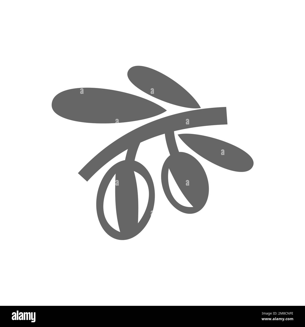 Olive branch icon, common graphic resources, vector illustration Stock ...