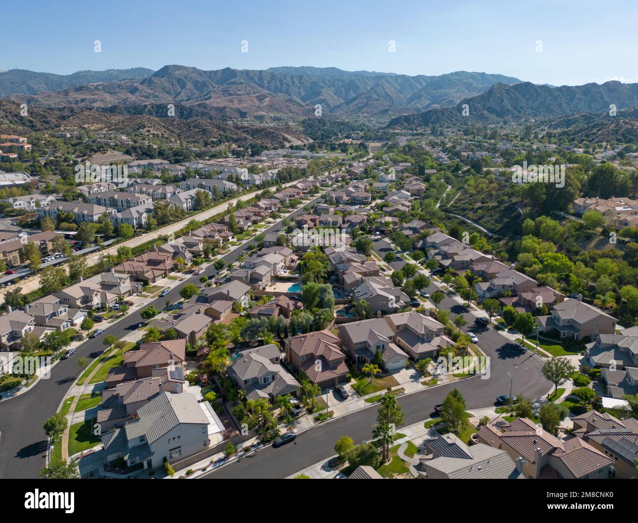 Aerial image moving family hi-res stock photography and images - Alamy