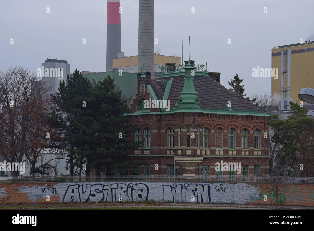 The original offices and administrative building for the Simmering ...