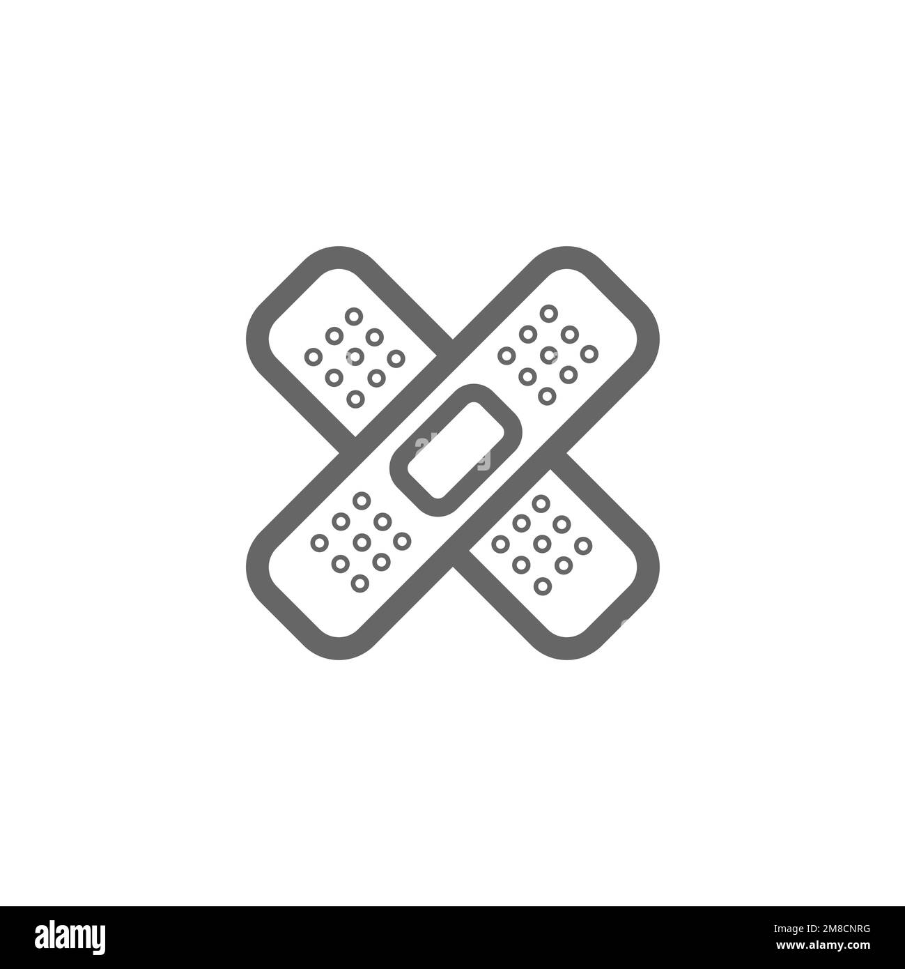Band Aid icons, common graphic resources, vector illustrations Stock ...
