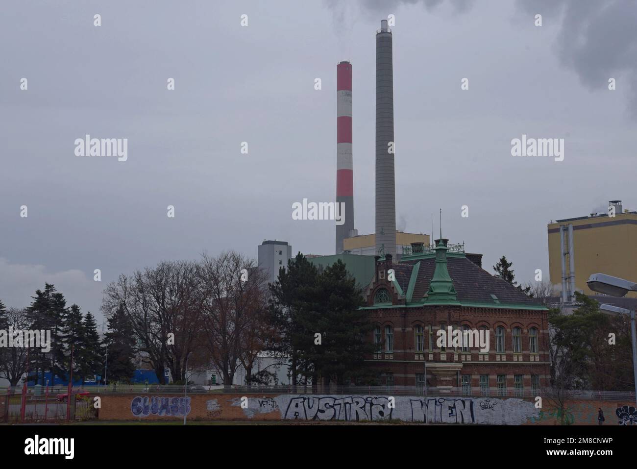 The original offices and administrative building for the Simmering ...