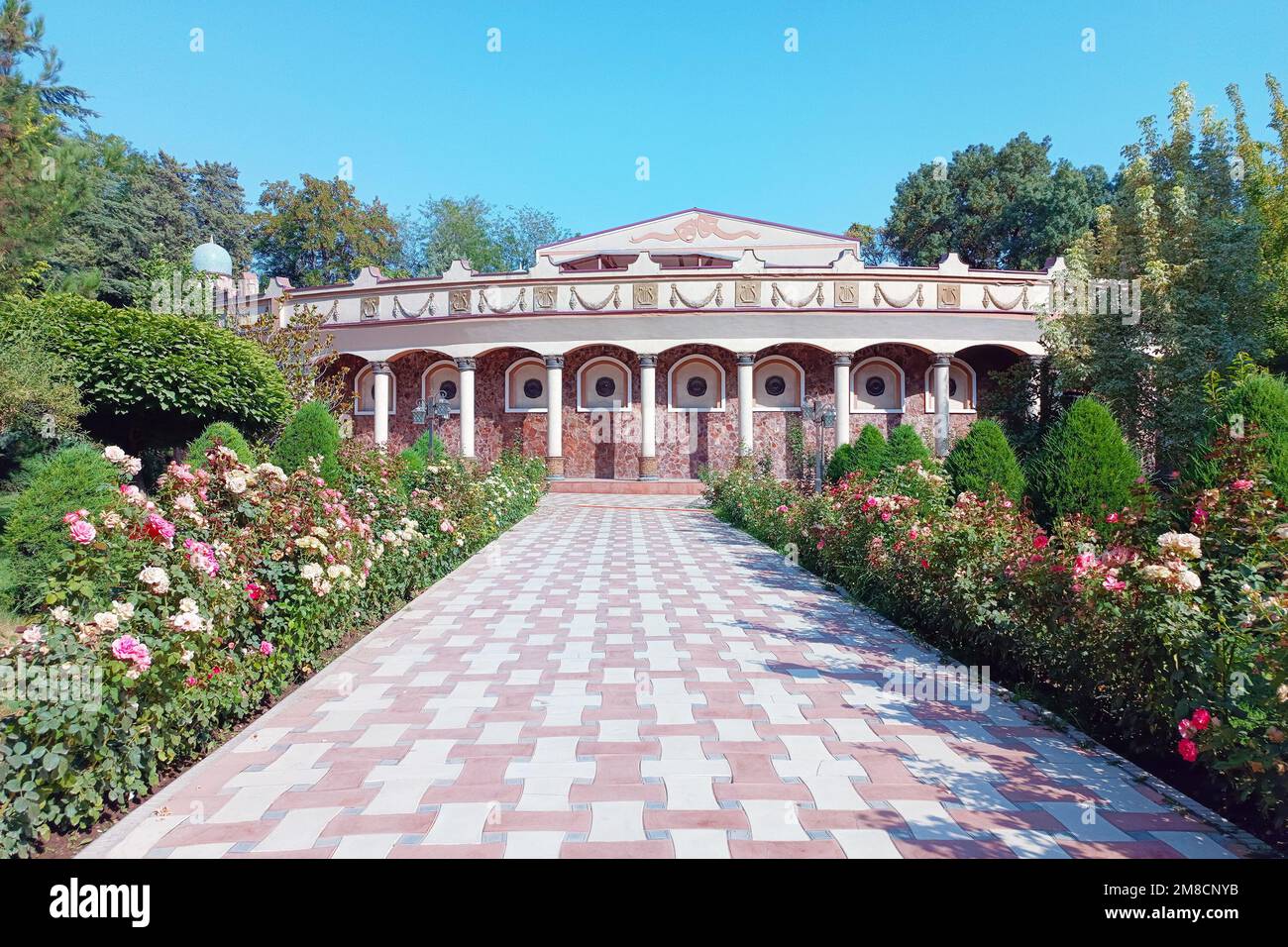 DUSHANBE, TAJIKISTAN - AUGUST 17, 2022: The Summer Amphitheater in the ...
