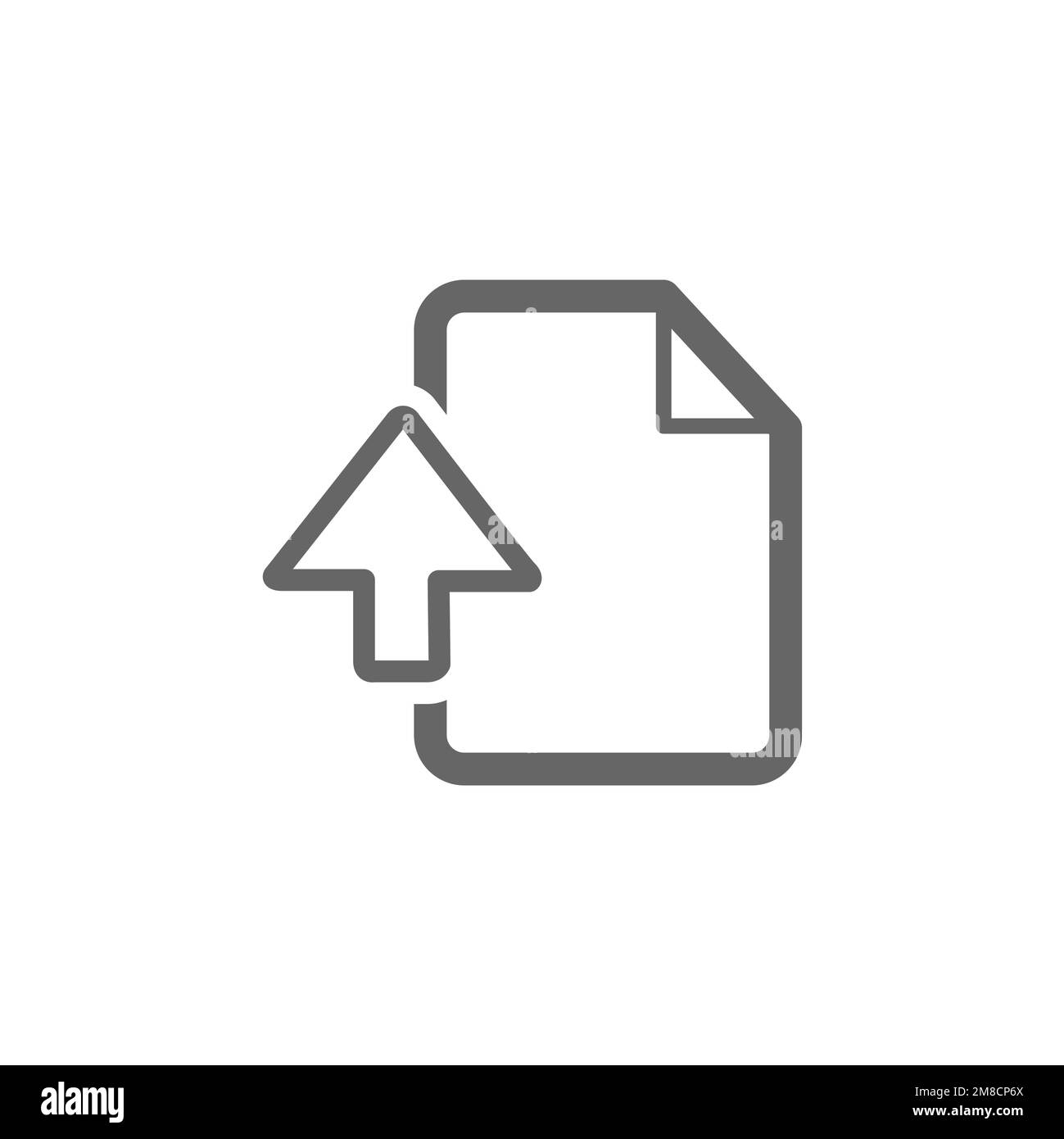 Upload file icon, common graphic resources, vector illustration Stock ...