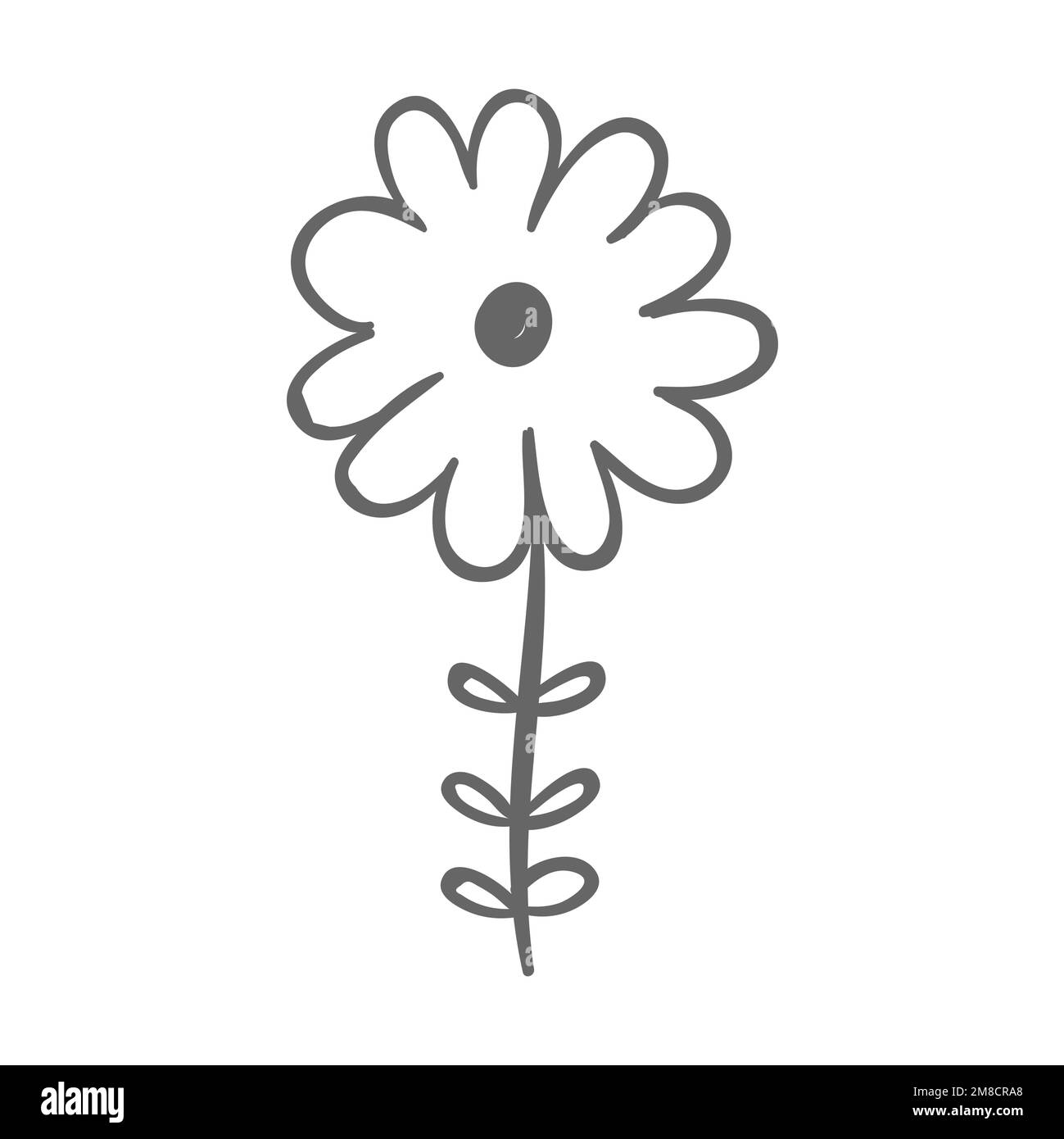 Flower icons, common graphic resources, vector illustrations Stock ...