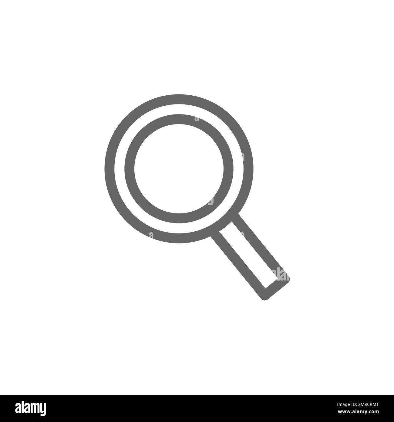 Magnifier icon, common graphic resources, vector illustration Stock ...
