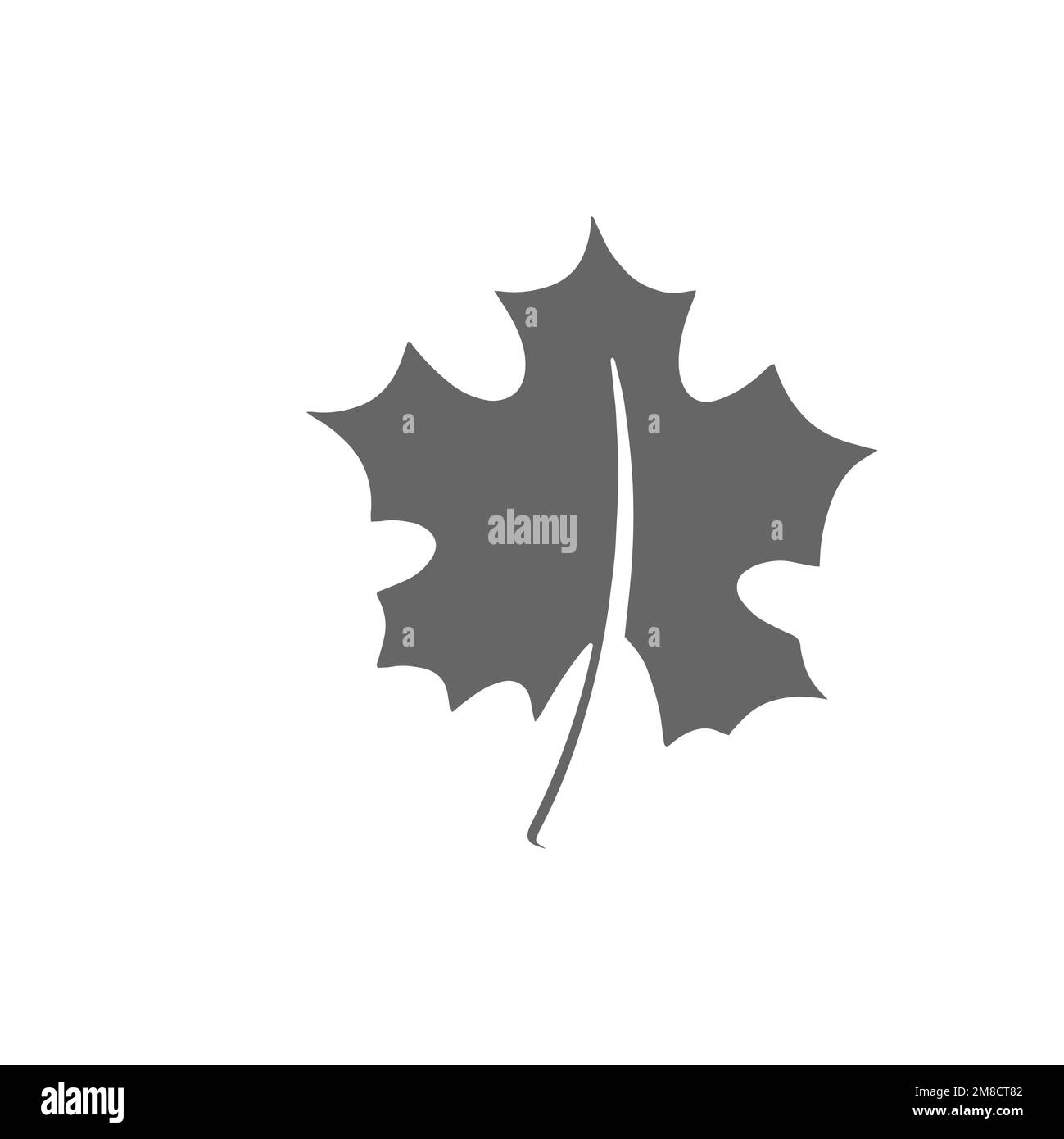 Maple leaf icons, common graphic resources, vector illustrations Stock ...