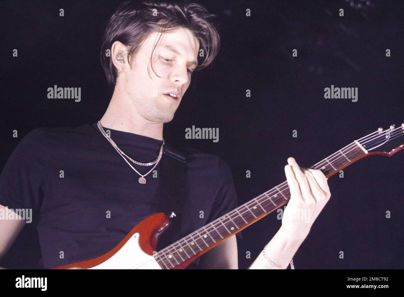 James Bay in concert at Brooklyn Steel in New York Stock Photo - Alamy