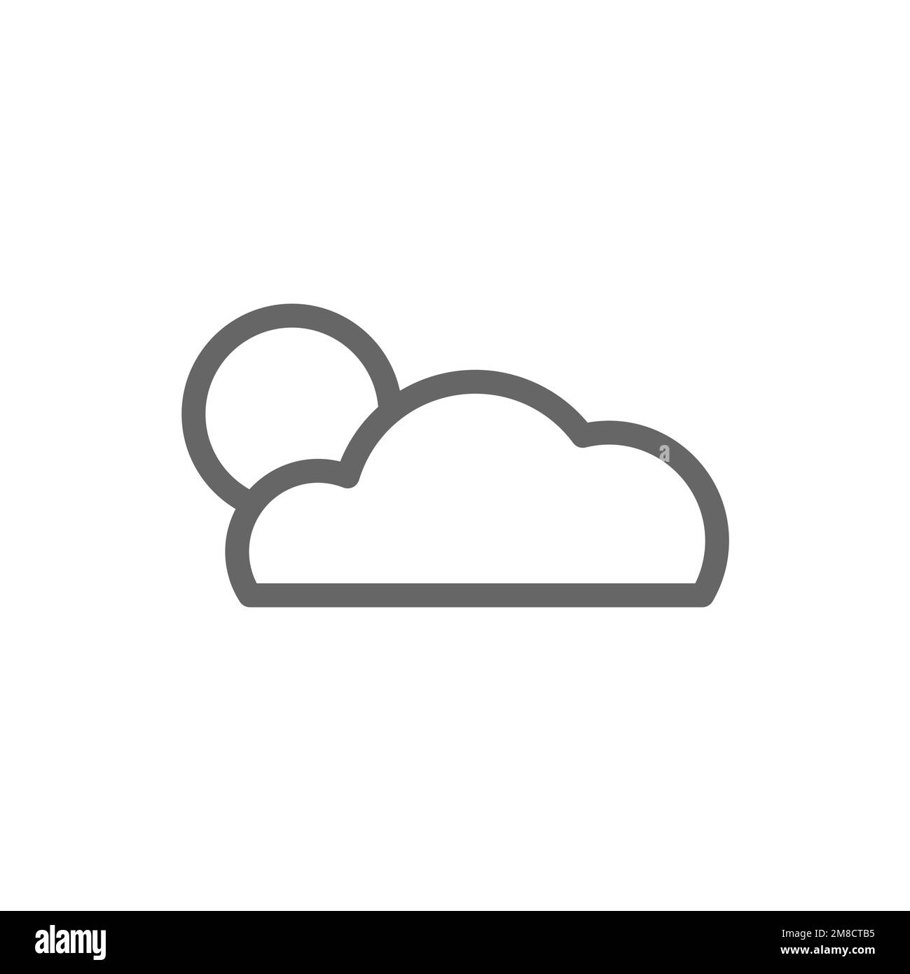 Cloudy weather icons, common graphic resources, vector illustrations ...