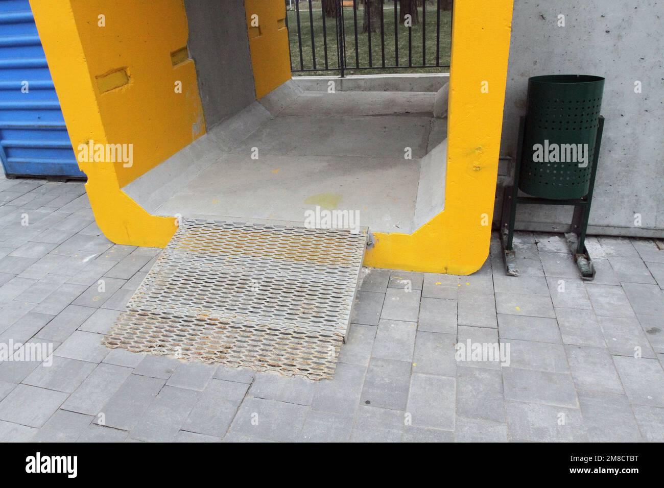 DNIPRO, UKRAINE - JANUARY 12, 2023 - A ramp is pictured at a mobile ...