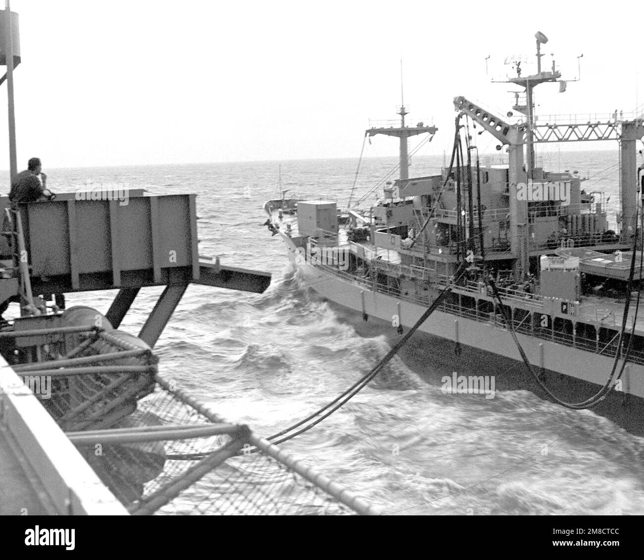 The fleet oiler USNS NEOSHO (T-AO-143) steams alongside the aircraft ... The fleet oiler USNS NEOSHO (T-AO-143) steams alongside the aircraft ...