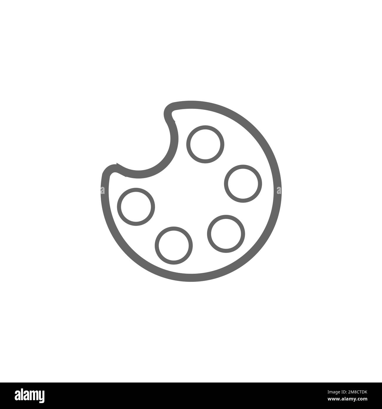 Palette icons, common graphic resources, vector illustrations Stock ...